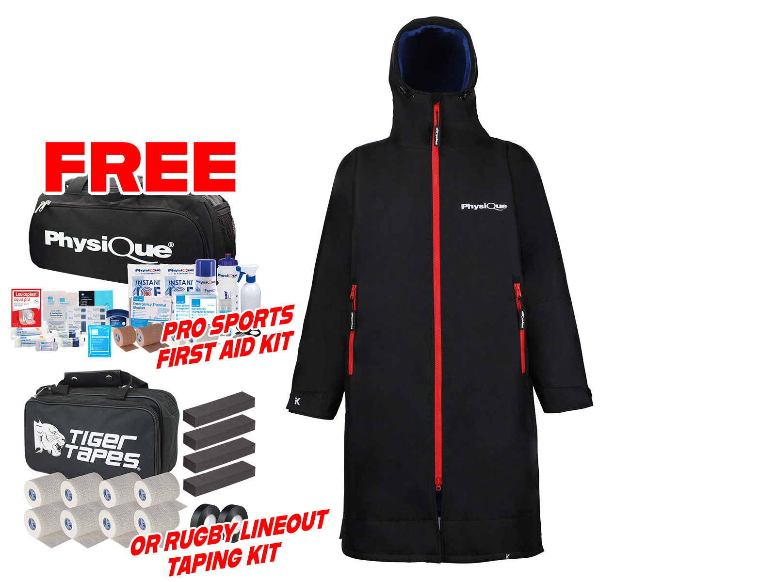 Physique Sports Robe- Waterproof with sherpa fleece