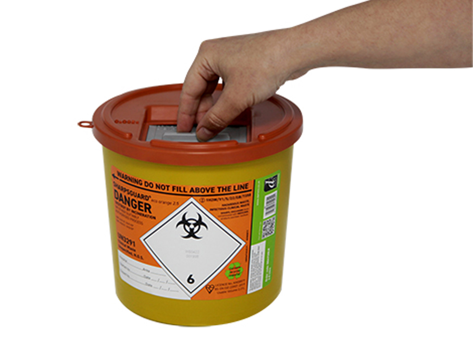 Eco Sharps Disposal Box- Safe disposal of used sharp objects